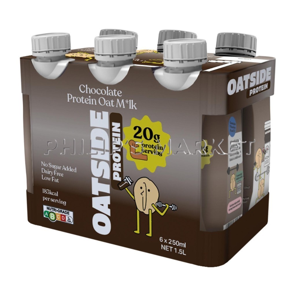 Oatside Protein Chocolate Oat Milk Pack of 6 (6 x 250ml) | Shopee Singapore