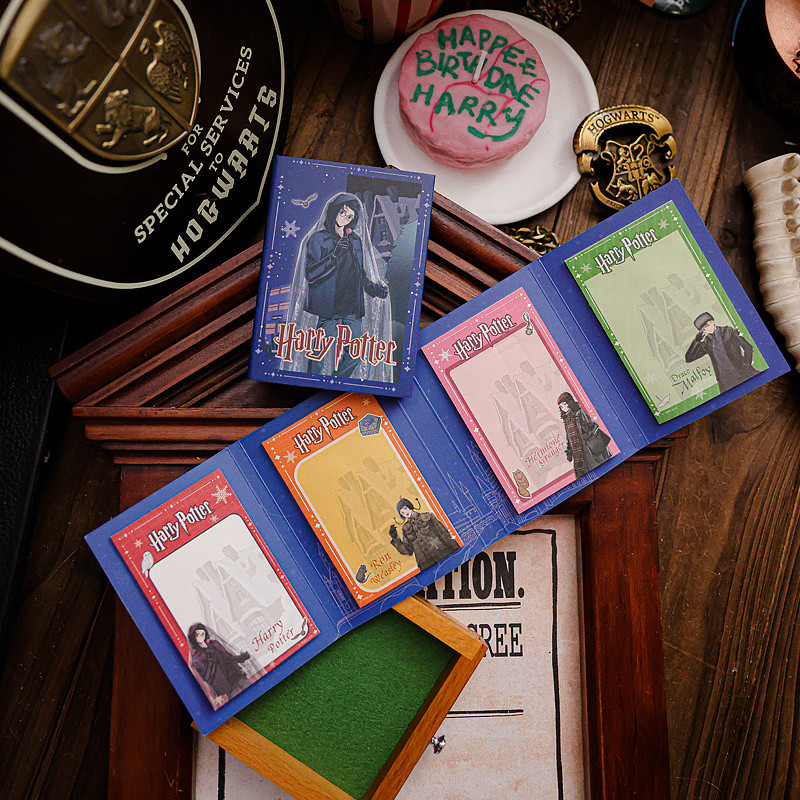 Harry Potter Notes Hermione Ron Malfoy Character Notes Hogwarts Notepad ...