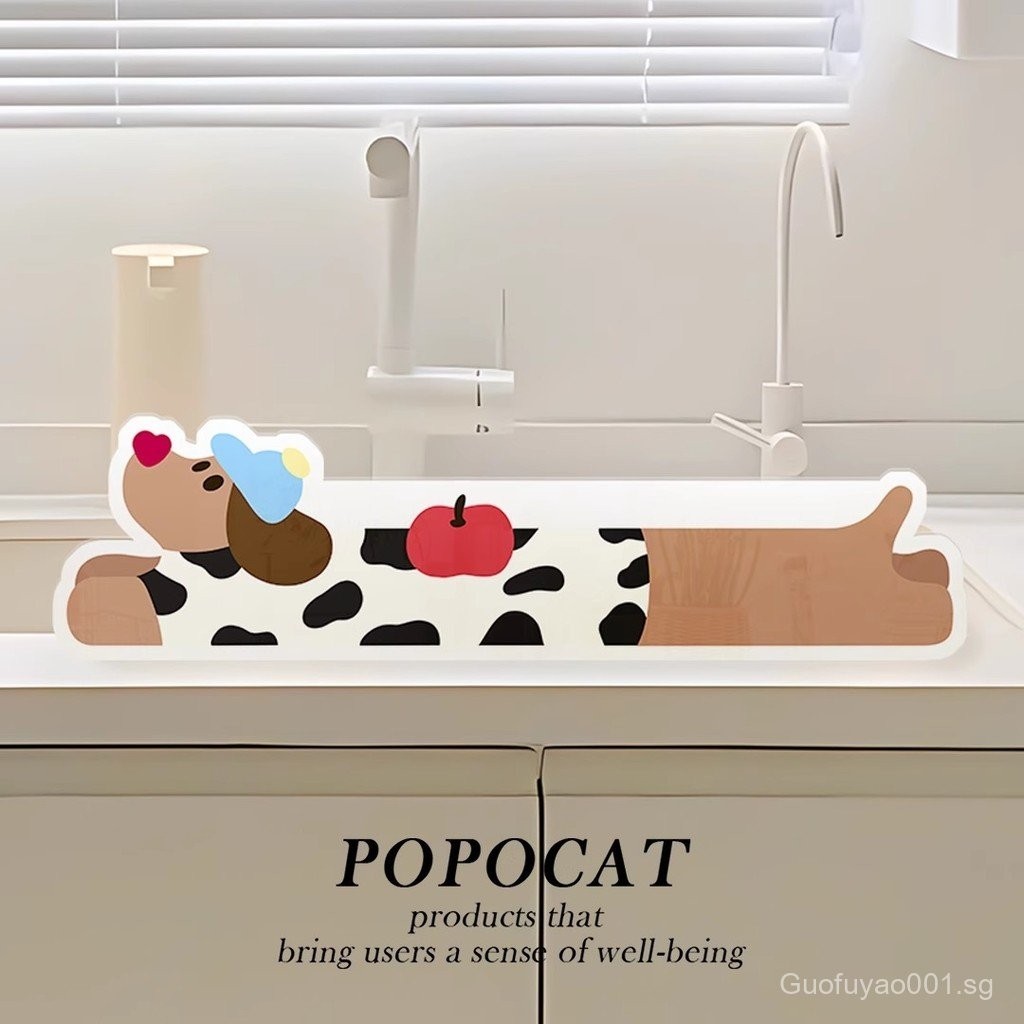 Acrylic Kitchen Sink Water Barrier Original Wash Basin Water Splash ...