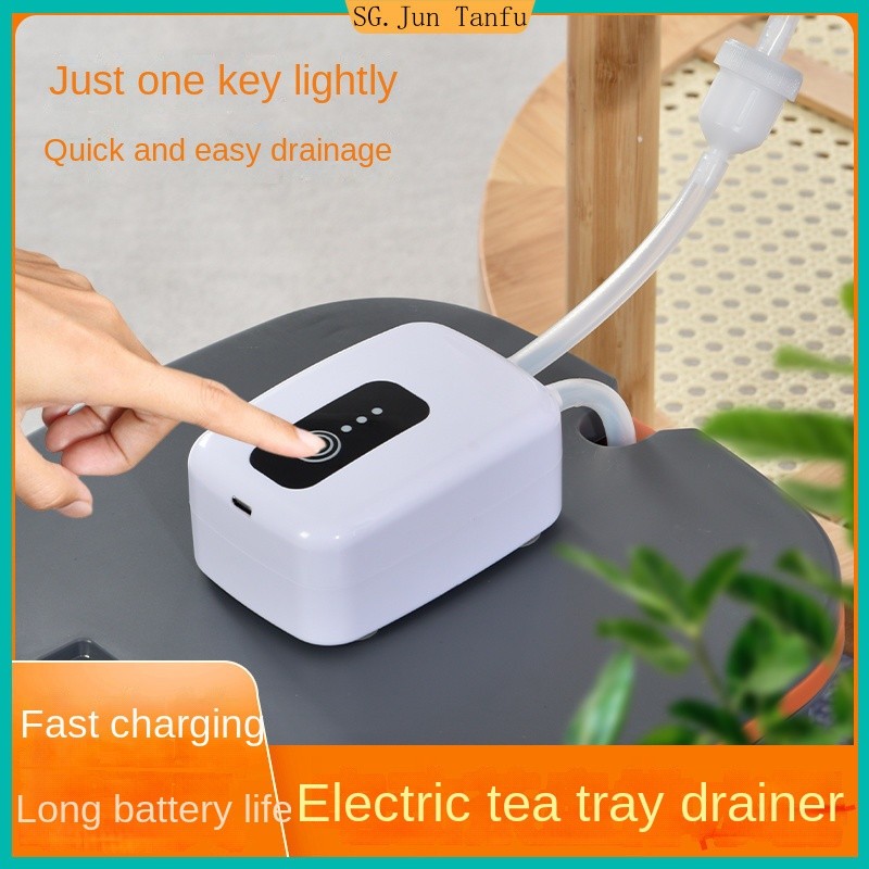 [SG Featured] Electric Tea Tray Drain Pipe with Water Absorber Tea ...