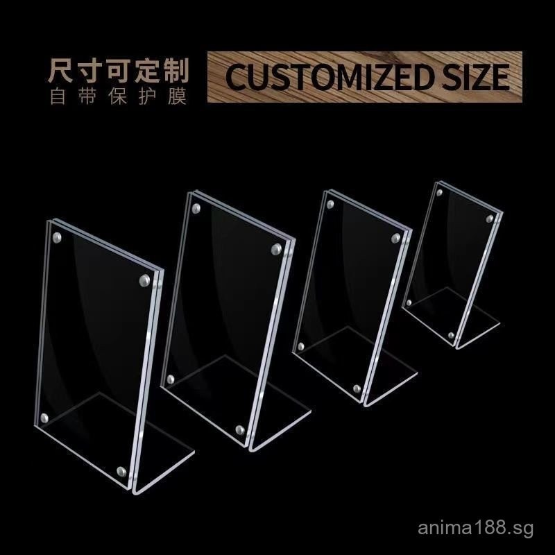 L strong magnetic desk sign a4table sign desk sign seat sign acrylic ...