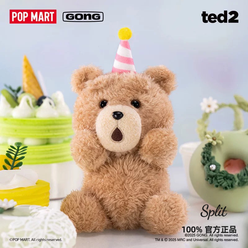 Popmart POPMART POPMART POPMART Teddy Bear 2nd Generation Plush Pendant ...