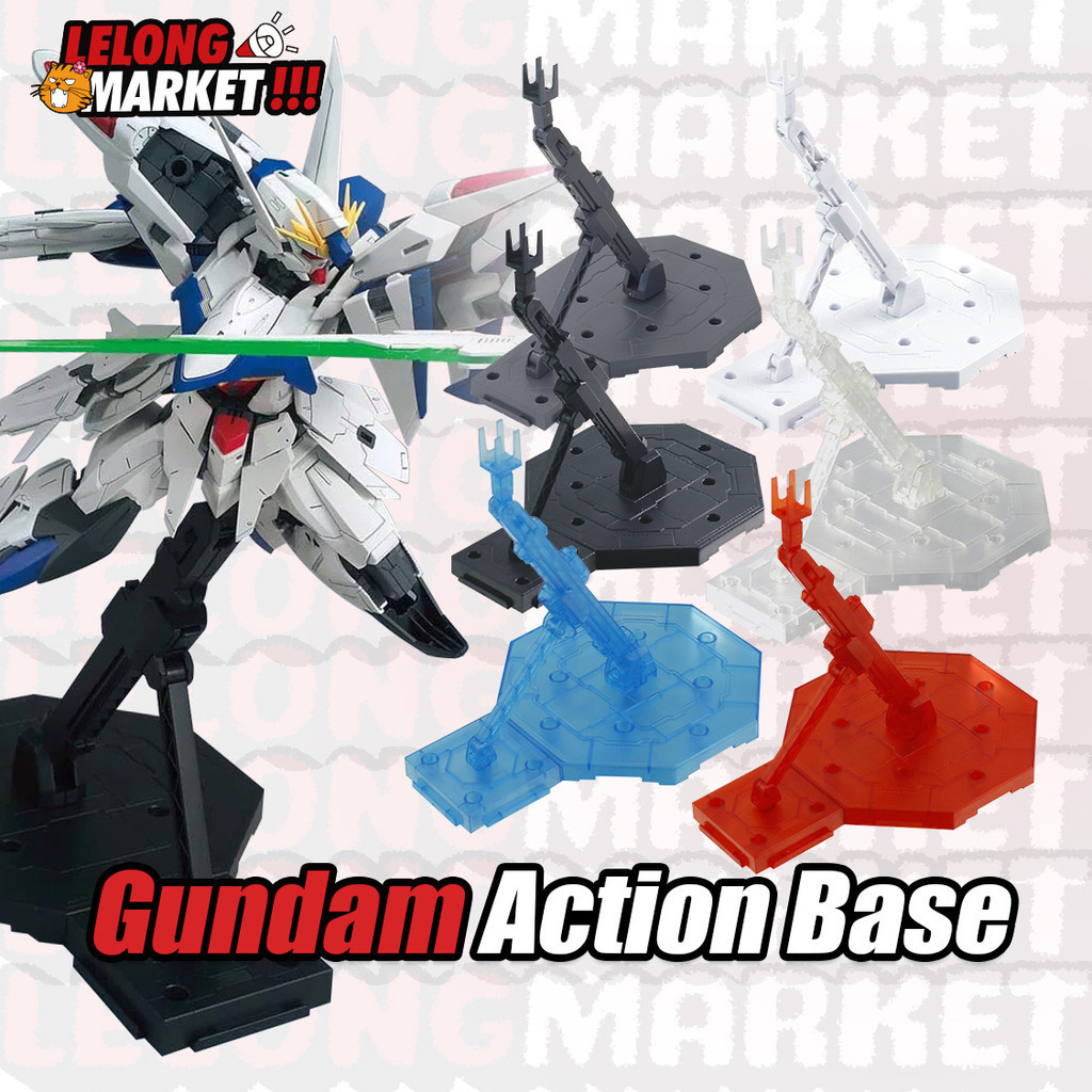 Gundam Action Base MG , RG, HG Multipurpose Screwless Type Gundam Stand Gunpla Kits MG/RG/HG ...