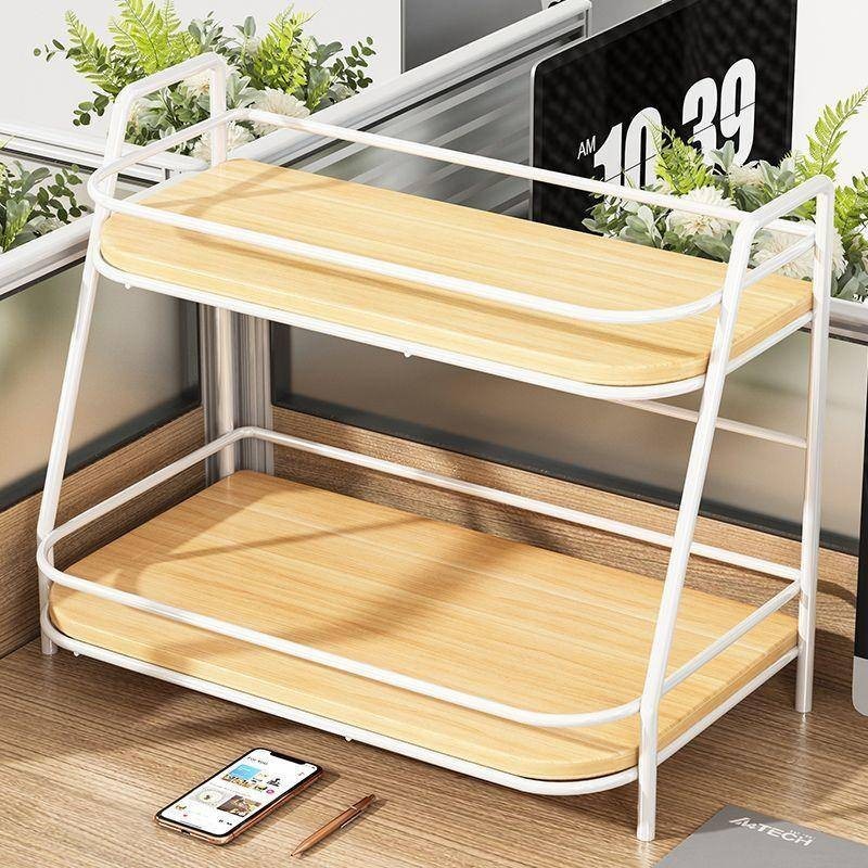 Desk shelves shelves Desk clutter storage shelves Multi-layer shelves ...