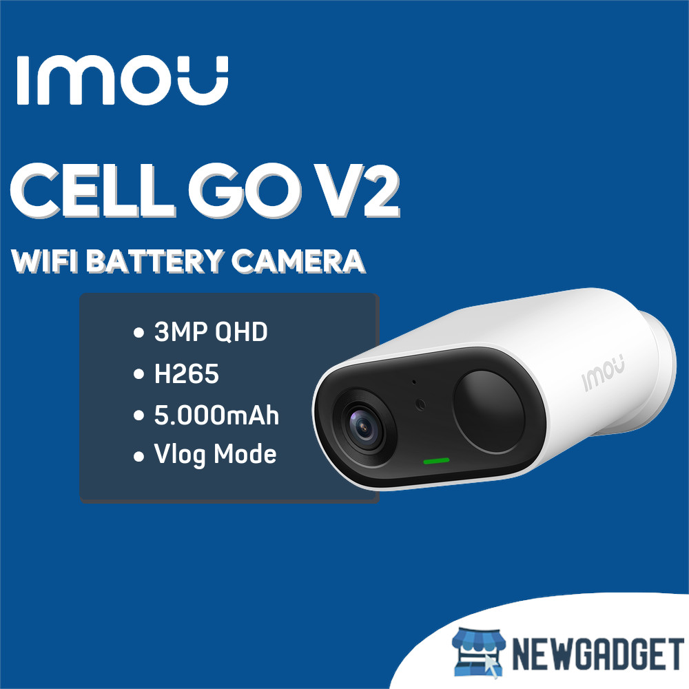 IMOU CELL GO V2 IPC-B32P 3MP QHD H265 WIFI 5000 MAH BATTERY CAMERA ...