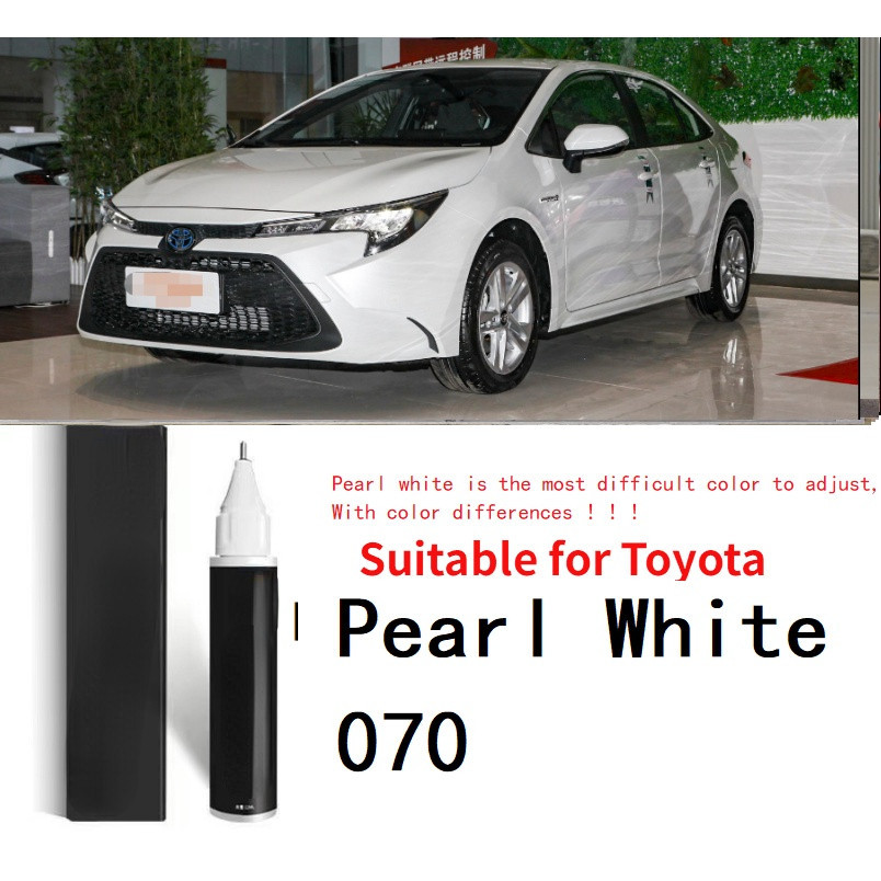 Suitable for Toyota Paint repair for scratch touch-up pen Pearl White ...