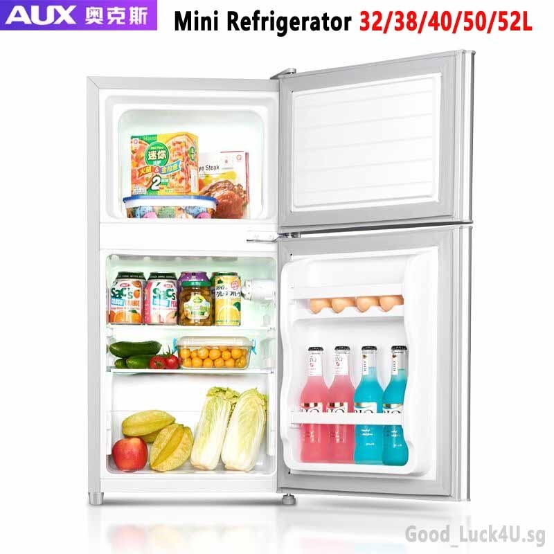 AUX Small fridge Refrigerator Household Dormitory Rental Use Freezer ...