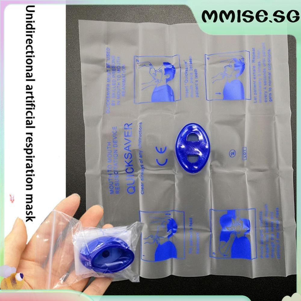 [mmise.sg] Disposable CPR Face Shield First Aid Breathing Respirator ...