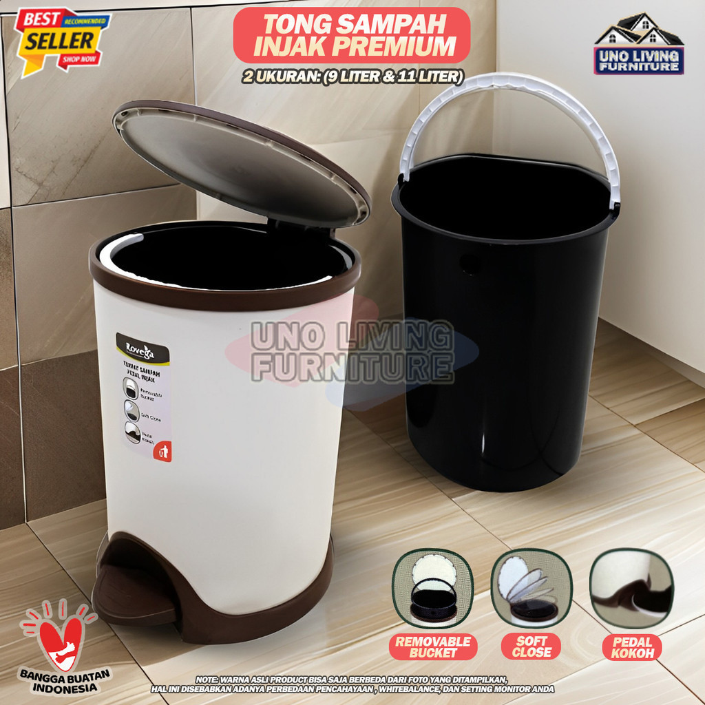 Trash Can Trash Trash Trash Trash Can Original Lily Dust Bin 11 Liter ...