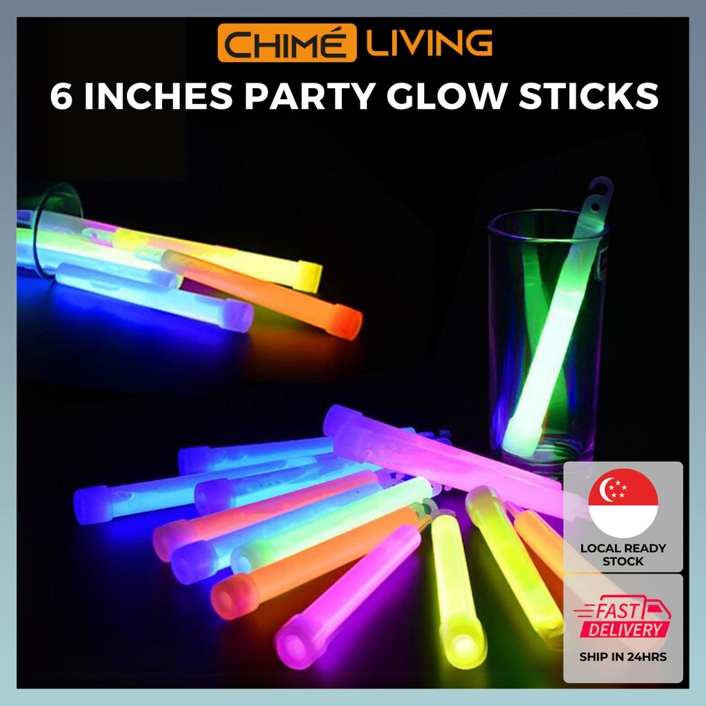 6 Inches Light Stick Night Glow Sticks Neon | Glowsticks Birthday Party ...