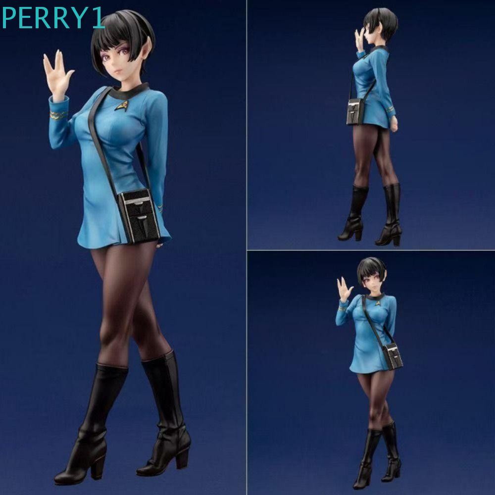 PERRY1 Beautiful Girl Action Figure, PVC Sculpture Salute Scientist ...