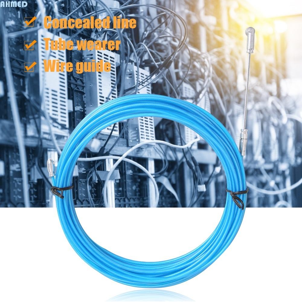 AHMED Cable Clips Wire Threader Puller Wheel Pushing Cable Guide Device ...