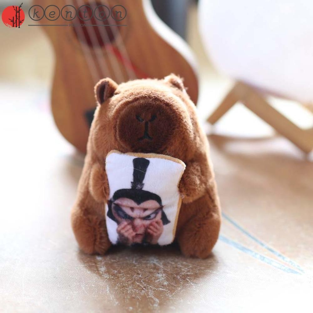 KENTON Cartoon Ne Zha Plush Pendant, Stuffed Capybara Doll Collectible ...