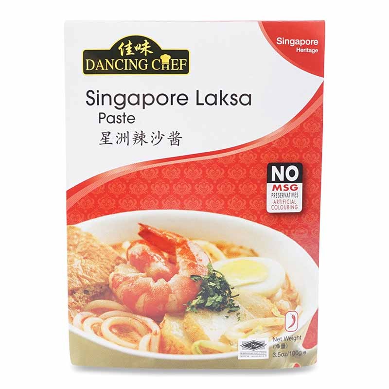 Dancing Chef Spore Laksa Paste, 100g | Shopee Singapore