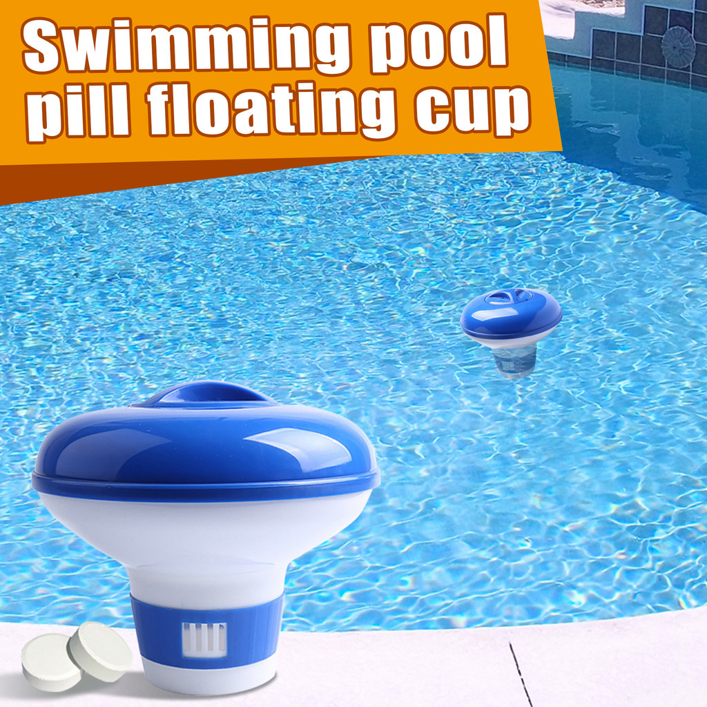 Pool Dosing Device, Pool Floating Effervescent Tablets Floating Cup ...