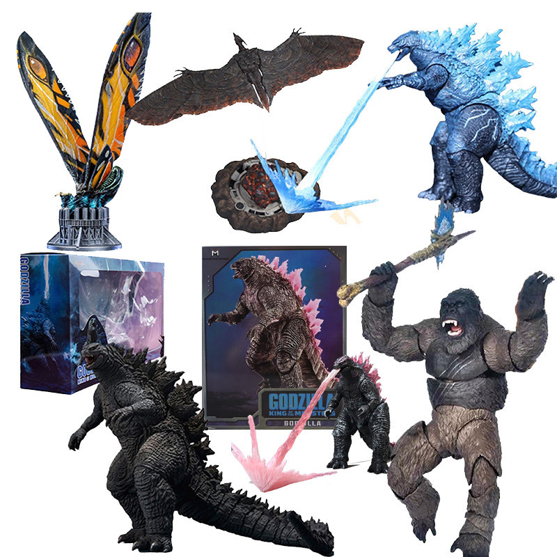 NECA Godzilla Action Figure Godzilla x Kong the new emprire 2024 Toys SHM Monster Nuclear Jet ...