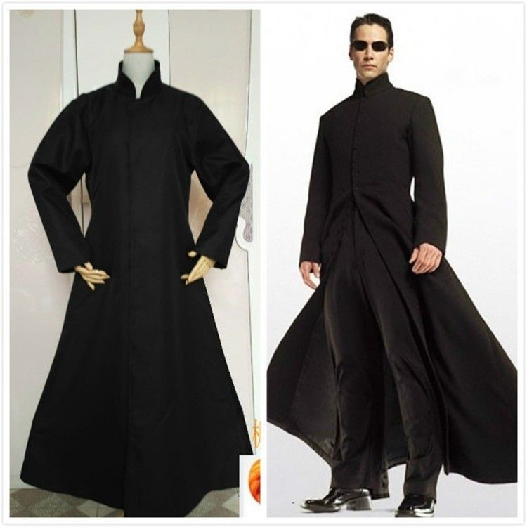 The Matrix Neo cosplay Hacker Empire cos Clothing Neo Windbreaker ...