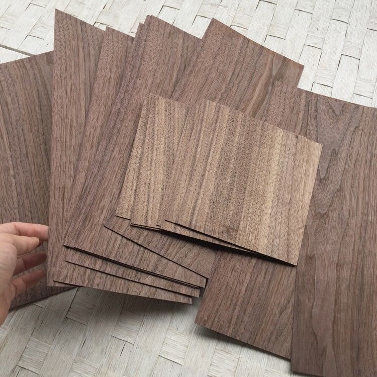 Natural Black Walnut Solid Wood Wood Piece 0.5mm 1mm 2mm Pure Solid ...