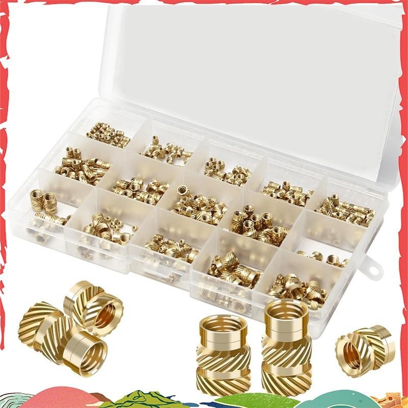 362Pcs Nut Inserts, M2/M3//M5/M6 Threaded Inserts, Heat Set Insert Tool ...