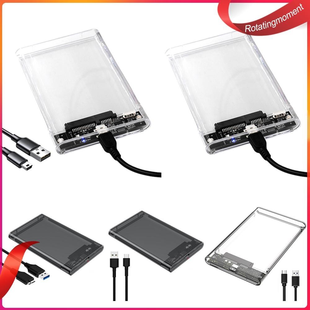 RotatingMoment USB 3.0/USB3.1 Type C 2.5\'\' Hard Drive Enclosure ...