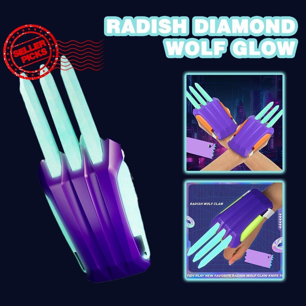 Stretchable Wolverine Claw Toy For Kids Portable And Fun Radish Claw ...