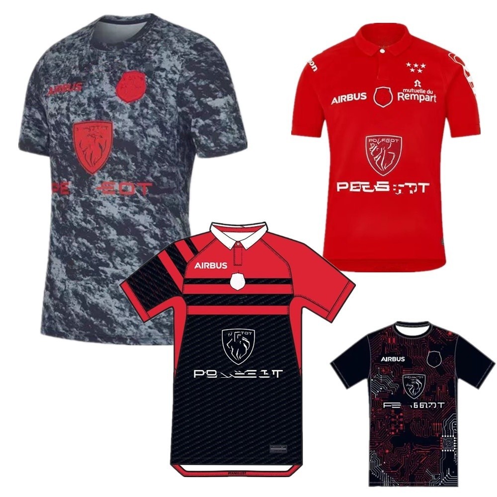2023 toulouse RUGBY JERSEY home away t-shirt new Toulouse rugby shirt ...
