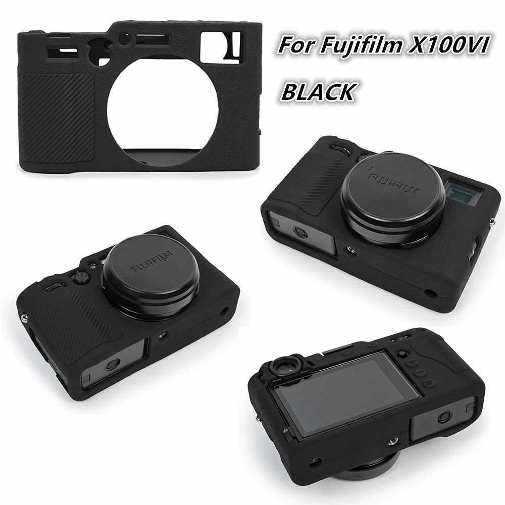 Casing for Fujifilm X100VI Silicone Armor Skin Case Protective Body ...