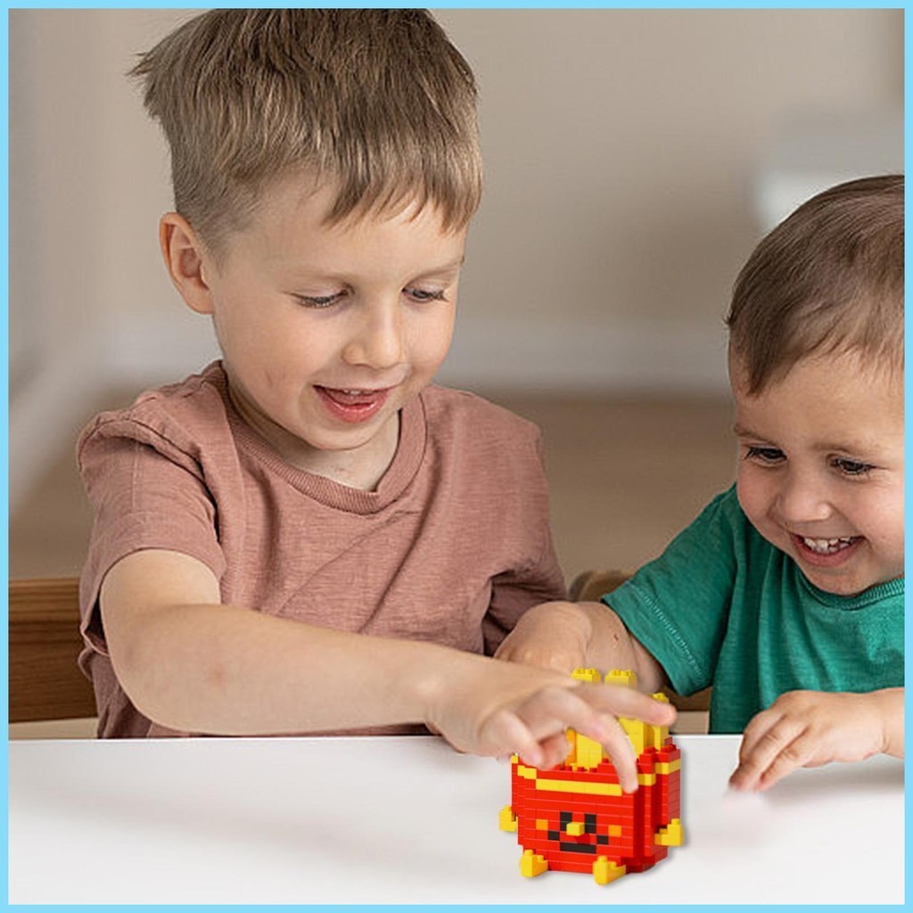 Cartoon Building Block Figurine STEM Educational Brick Kits Cartoon ...