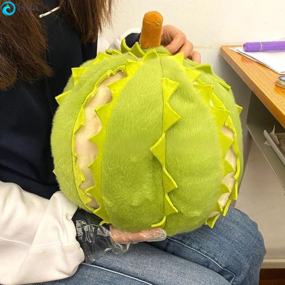 ISITA Detachable Durian Plush Toy, Fluffy Appease Fruit Durian Plush ...