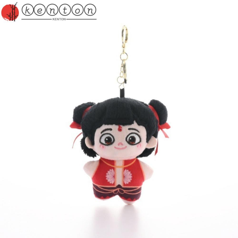 KENTON Ne Zha Pendant, Plush Cartoon Anime Ne Zha 2 Keychain, Funny ...