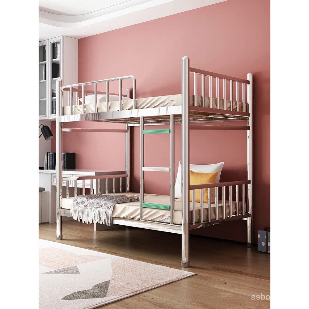 Stainless Steel Canopy Bed Student Dormitory Bed European Single Bed ...