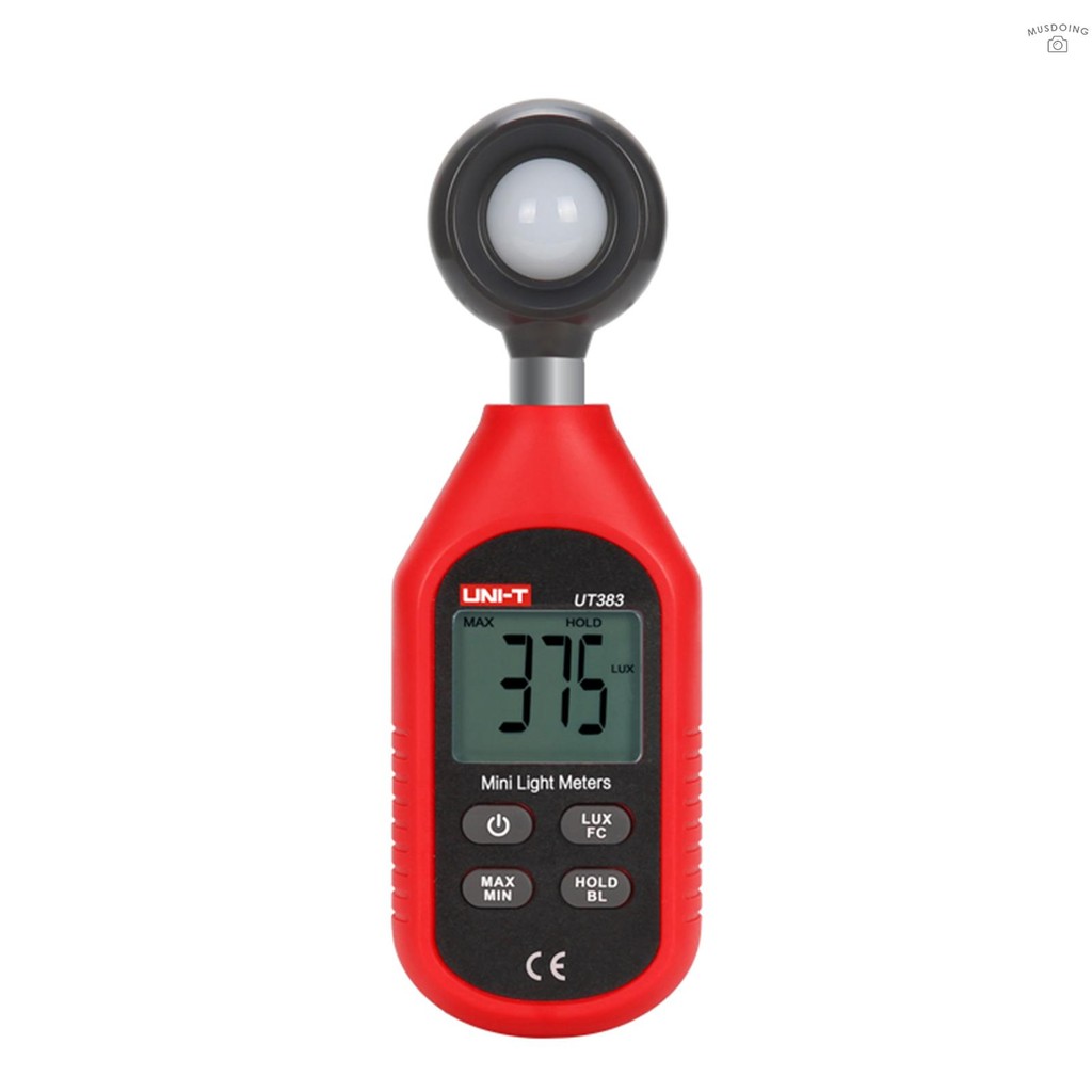 UNI-T UT383 Mini Light Meter Lumens Digital Luxometer Luminance 0~199 ...