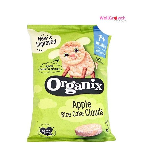 Organix - Rice Cakes, Apple Rice Cake Clouds (40g) | Shopee Singapore