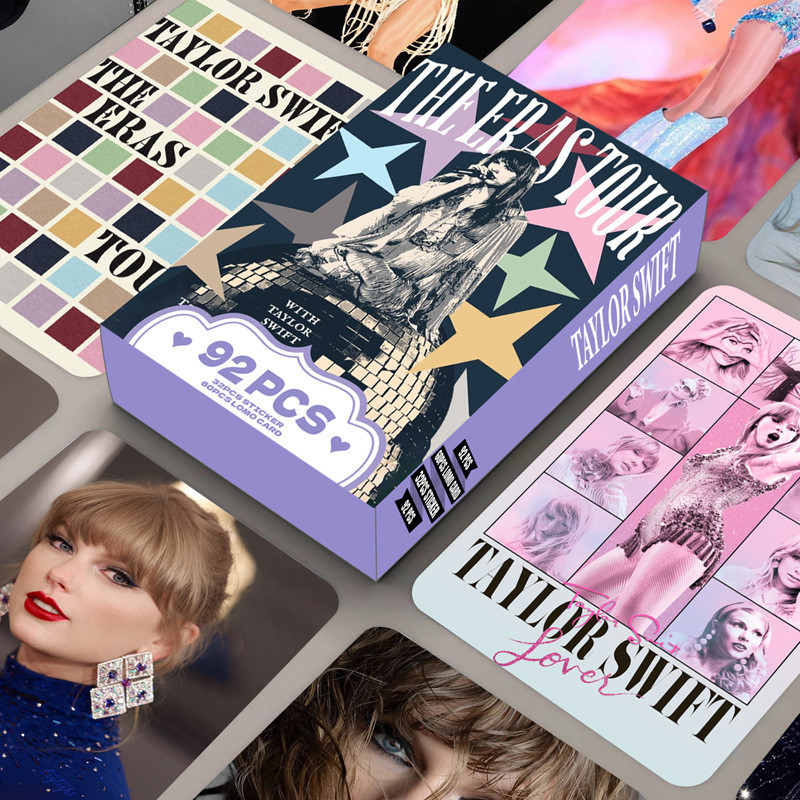 Taylor Swift The Eras Tour Double-sided Photocard Lomo Card Sticker ...