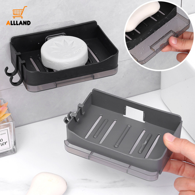 Creative Pull-out Type Double Layers Soap Holder Wall Mounted Space ...