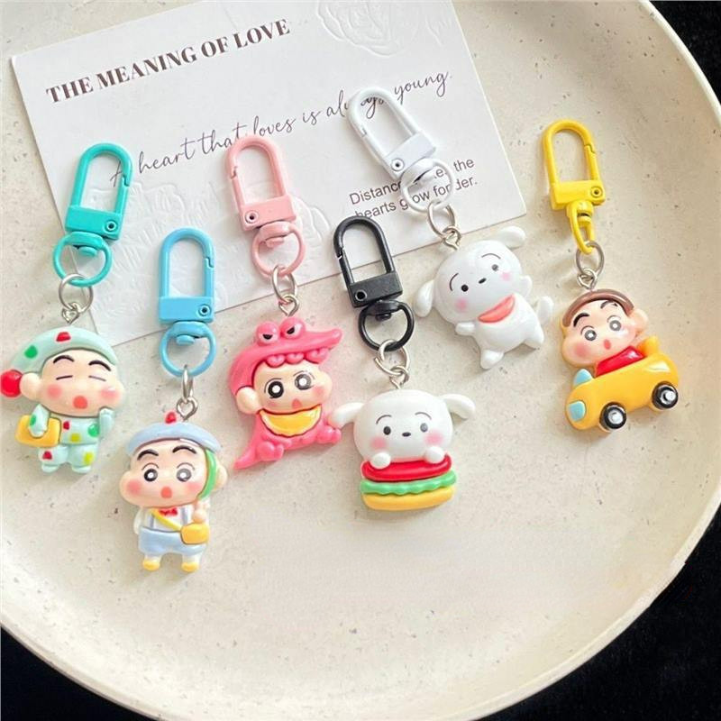 Crayon Shin-Chan Keychain School Bag Pendant Cartoon Cute Accessories ...