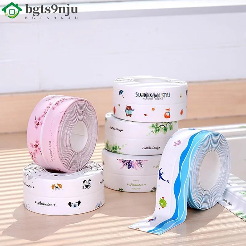 3.8cm*1.5M PVC Waterproof Strips Kitchen Bathroom Toilet Sink Edge ...