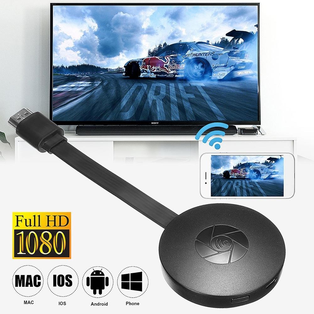 Chromecast G2 TV Streaming Wireless Miracast Google HDMI Dongle Display ...