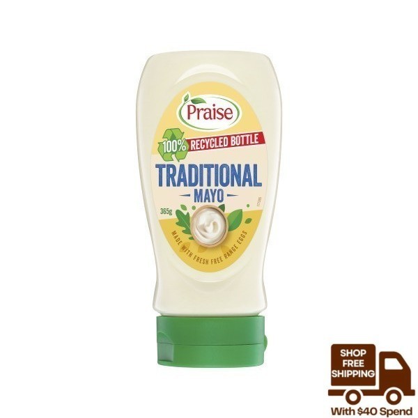 Praise Traditional Mayonnaise Squeeze 365g | Shopee Singapore