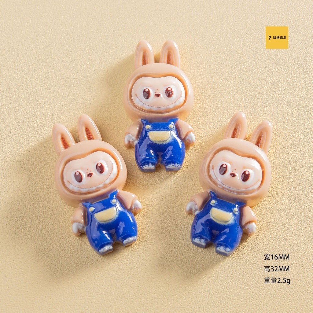 Cute Labubu Pop Mart Croc Accessories Animal Shoe Charm Labubu Macaron ...