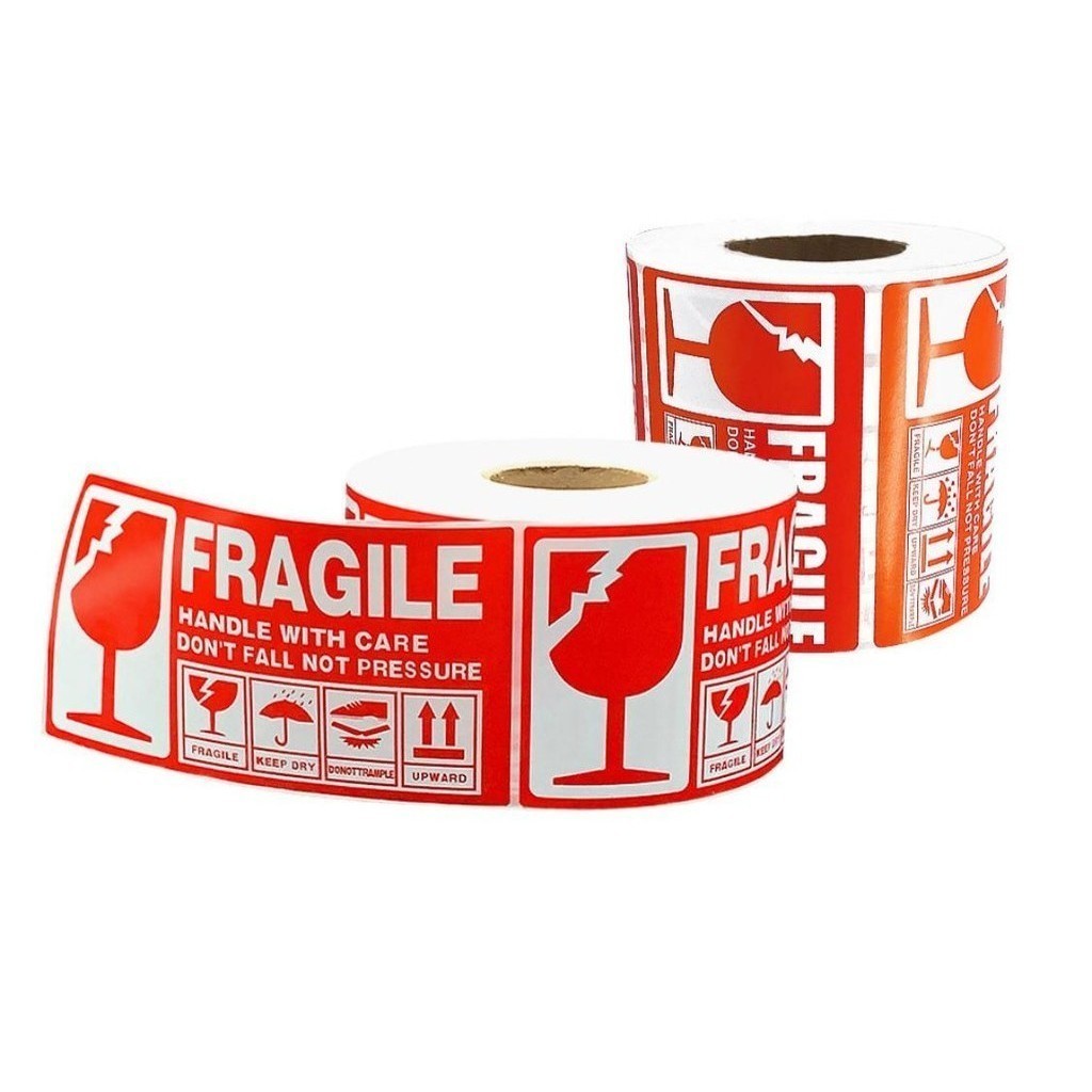 Fragile Label Sticker Handle With Care Shipping Label Sticker Carton ...