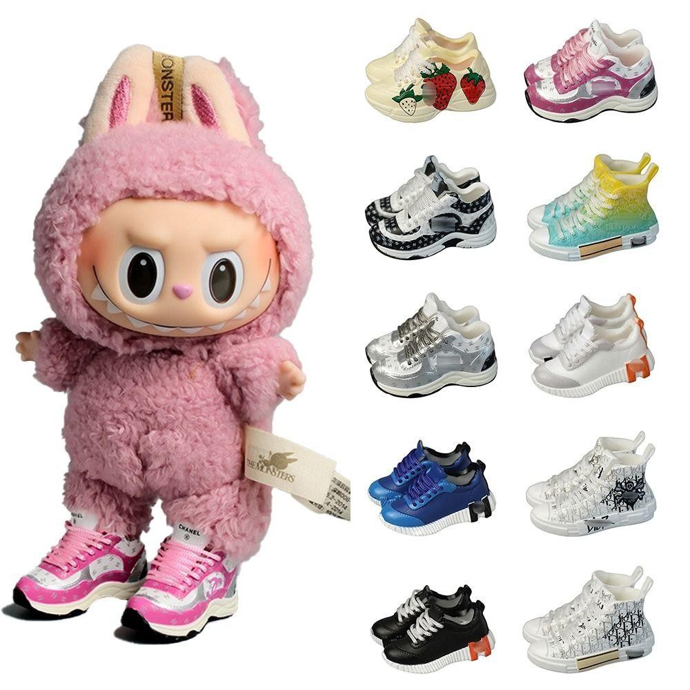 ROSE Labubu Doll Shoes, Labubu Time To Chill Filled|Doll Sneakers ...