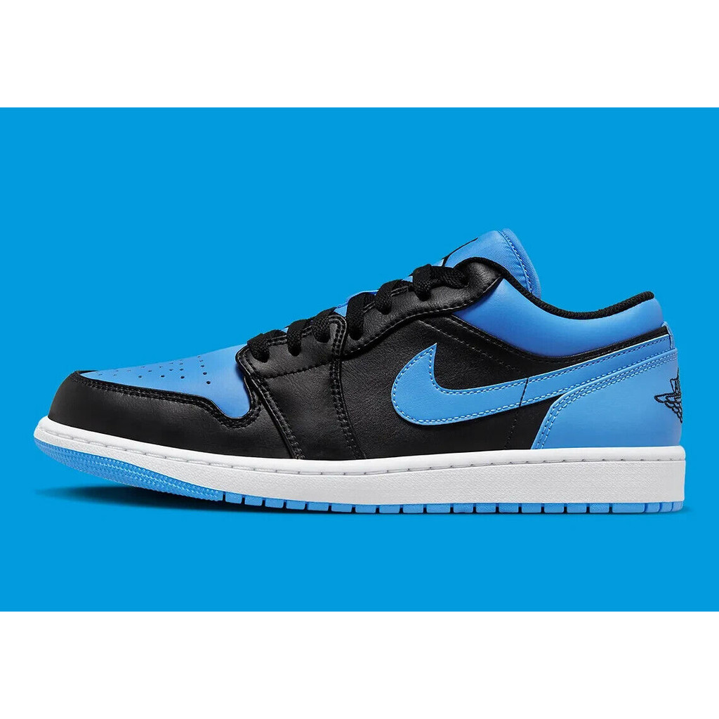 Nike Air Jordan 1 Low UNC University Blue Black 553558-041 Men's & GS ...
