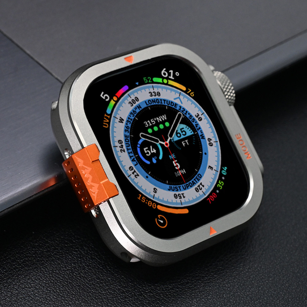 Aluminum Alloy Case for IWatch Ultra 2 49mm Series 10 46mm Metal Bumper ...