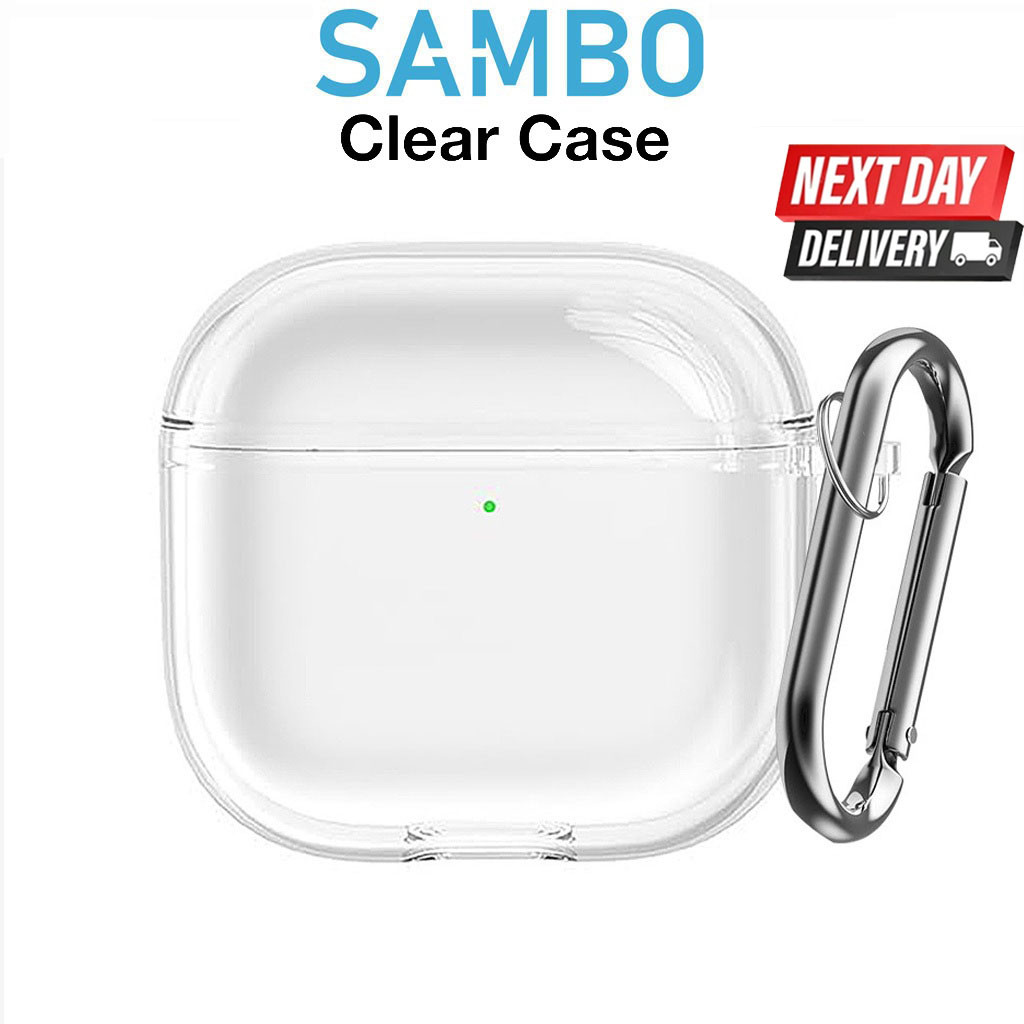SAMBO Clear Case Compatible with New AirPods 4 Case 4th Generation ...
