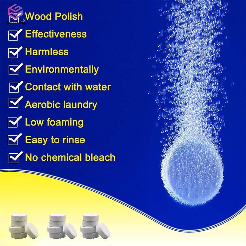 Toilet Cleaning Effervescent Tablets Multifunctional Clean Spot ...