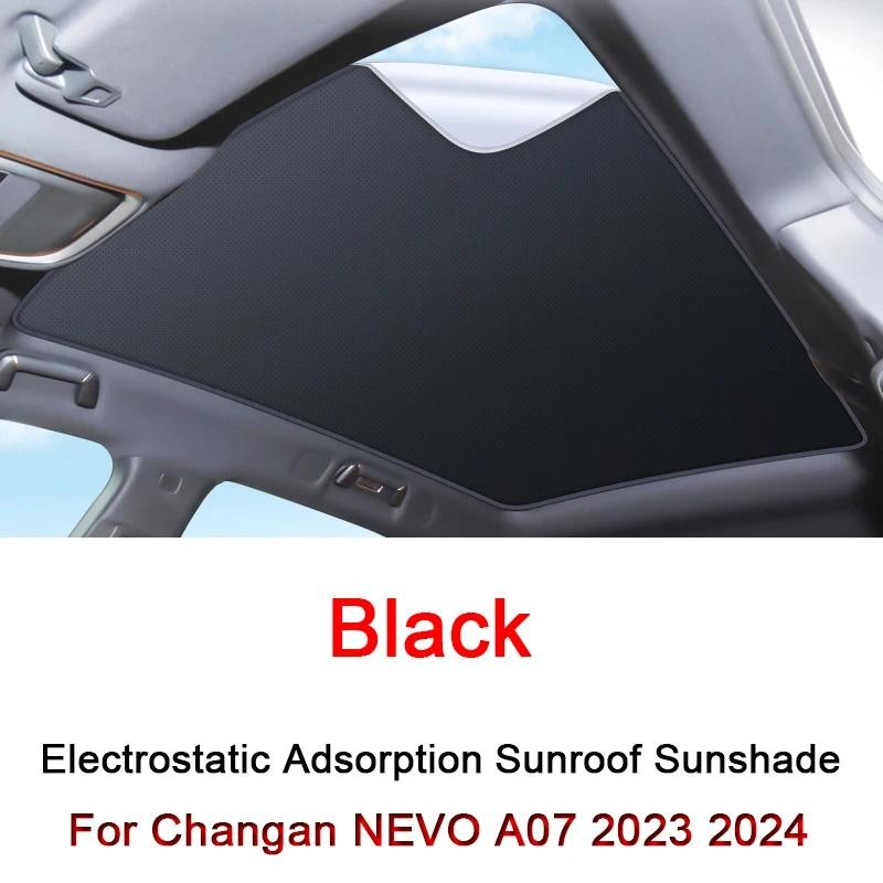 Car Electrostatic Adsorption Sunroof Sunshade Cover Fit For Changan NEVO A07 2023 2024 2025 Heat ...