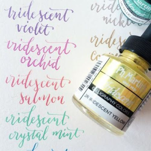 Dr. PH. Martin's IRIDESCENT CALLIGRAPHY COLORED INK - 1oz - Series 1 ...