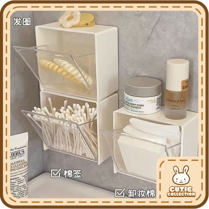 Wall-Mounted Storage Dormitory Bathroom Facial Wipe Head Rope Storage ...