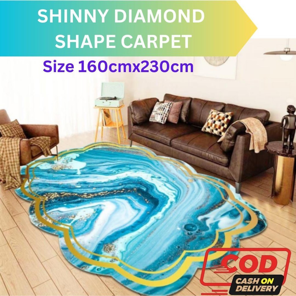 Karpet Diamond Kilau Iran Shining Terbaru 160cm x 230cm / New & Trendy ...